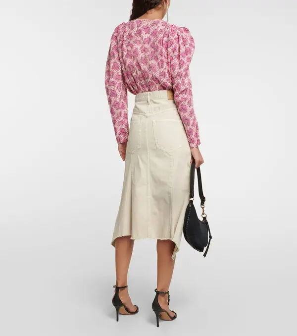 Isabel Marant Étoile Nyda Denim Midi Skirt