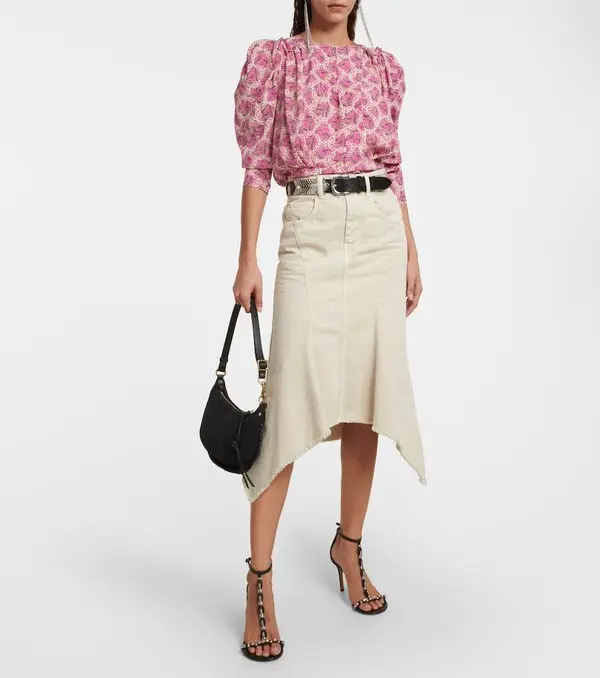 Isabel Marant Étoile Nyda Denim Midi Skirt