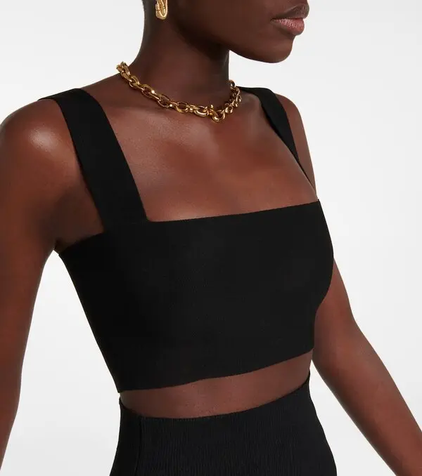 Victoria Beckham Square Neck Bandeau Top