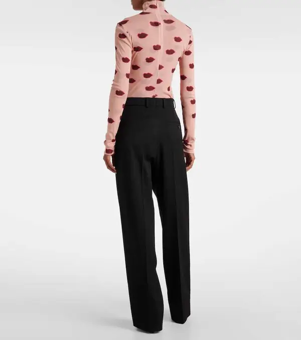 Stella McCartney Wool Wide-leg Trousers