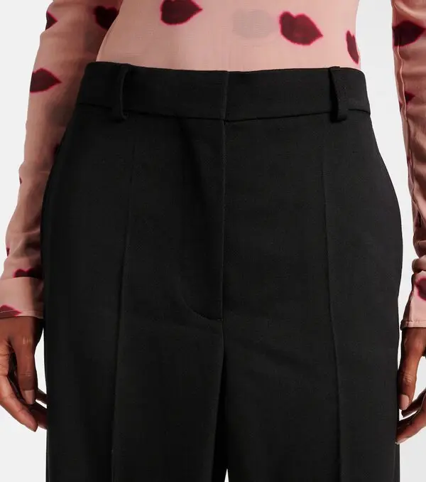 Stella McCartney Wool Wide-leg Trousers