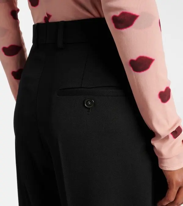 Stella McCartney Wool Wide-leg Trousers