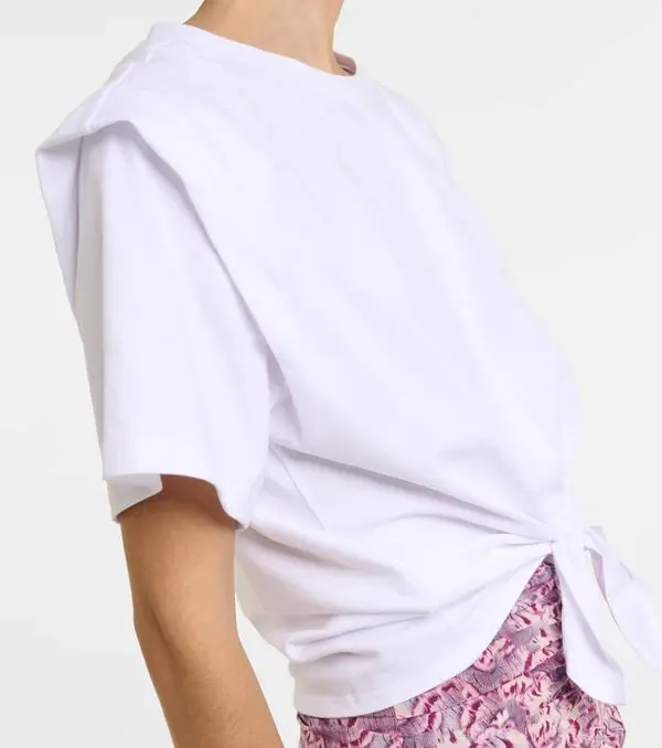 Isabel Marant Étoile Zelikia Cotton Jersey T-shirt - White