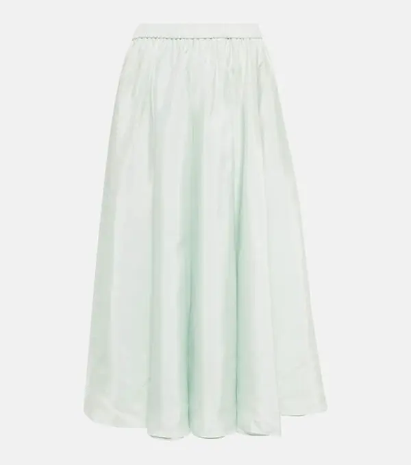 JOSEPH Smithfield Silk Midi Skirt
