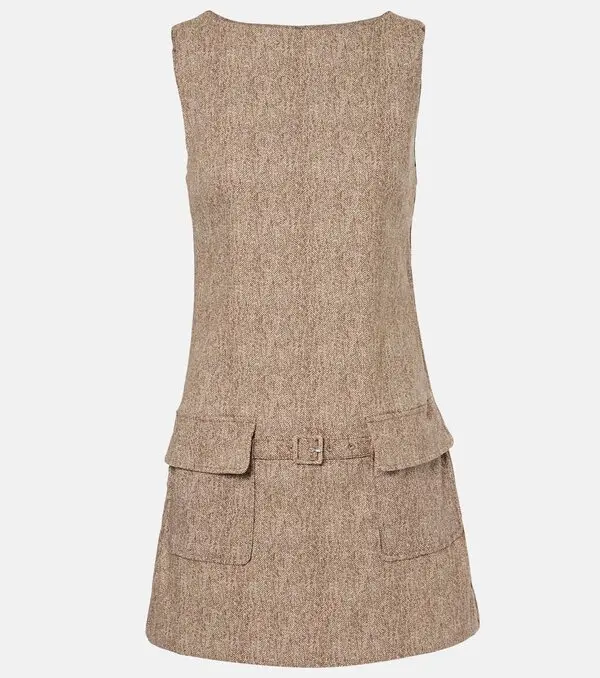 Staud Sheila Belted Midi Dress