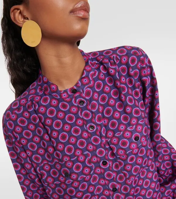 A.p.c. Mathilde Printed Shirt Dress
