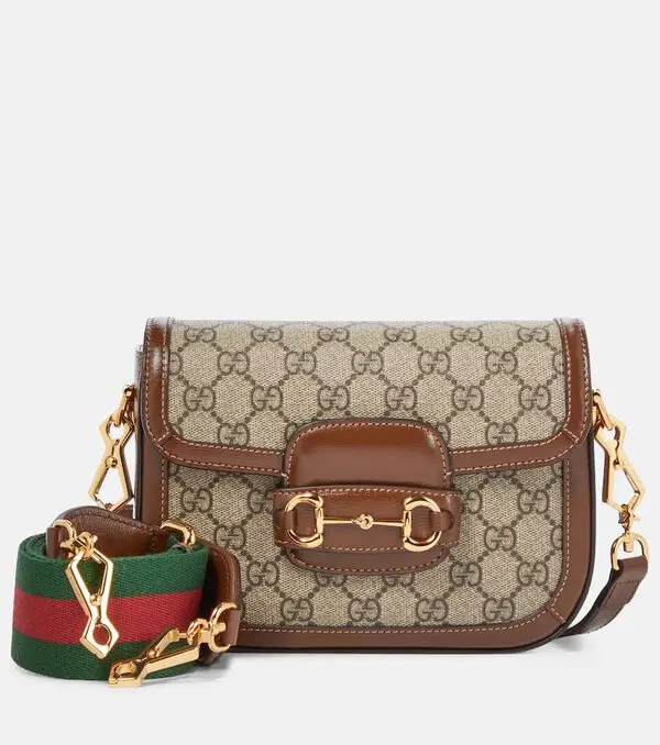 Gucci Horsebit 1955 Mini Shoulder Bag - Beige
