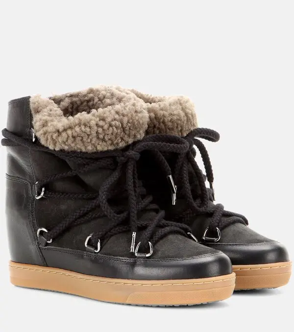 Isabel Marant Étoile Nowles Leather Ankle Boots