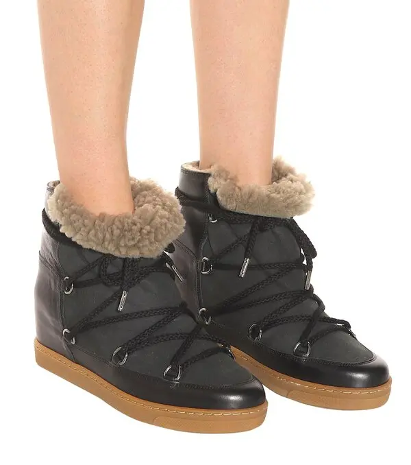 Isabel Marant Étoile Nowles Leather Ankle Boots