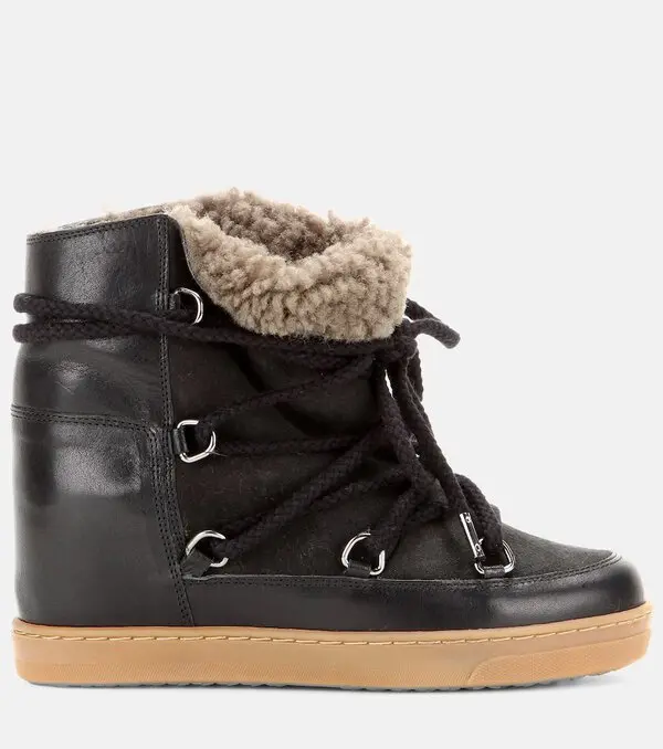 Isabel Marant Étoile Nowles Leather Ankle Boots