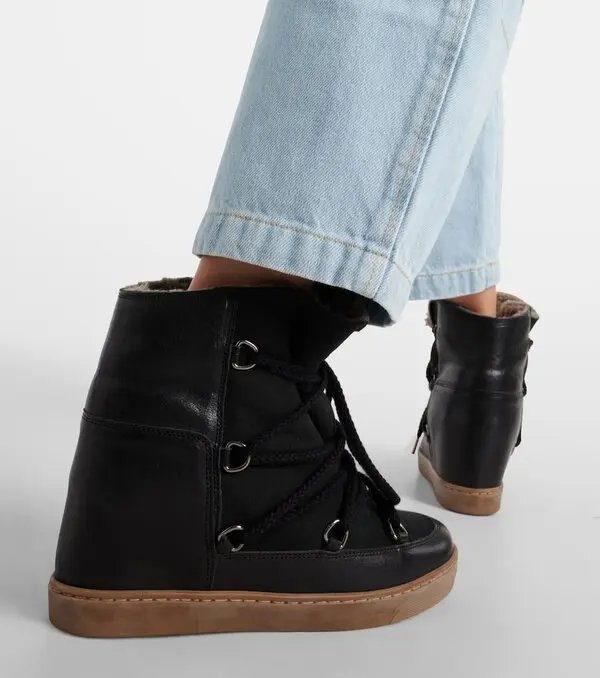Isabel Marant Étoile Nowles Leather Ankle Boots
