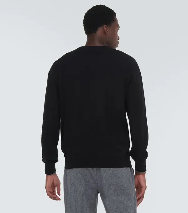 Brunello Cucinelli Cashmere Crewneck Sweater - Black