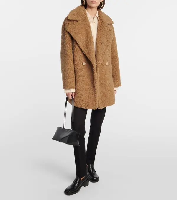 JOSEPH Camel And Silk Coat