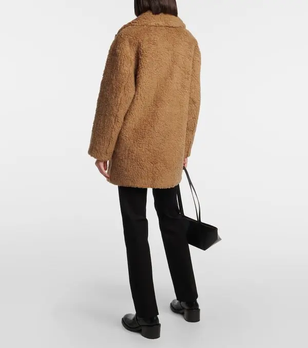 JOSEPH Camel And Silk Coat