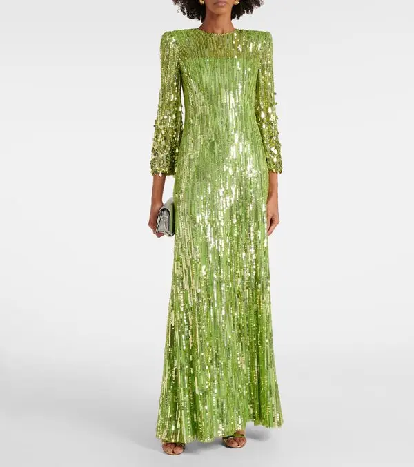 Jenny Packham Nymph Sequined Gown