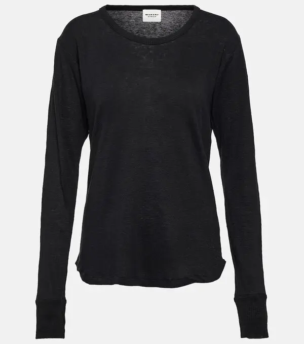 MARANT ETOILE Zeline Linen Top