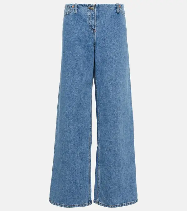 Magda Butrym Low-rise Wide-leg Jeans