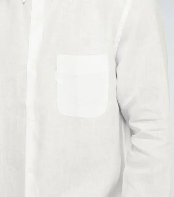 Derek Rose Monaco Linen Shirt - White