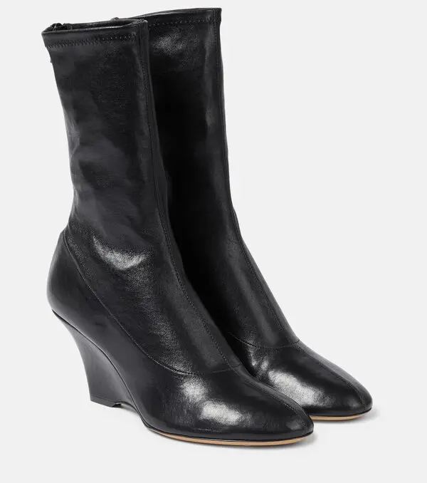 Khaite Apollo Wedge Ankle Boots