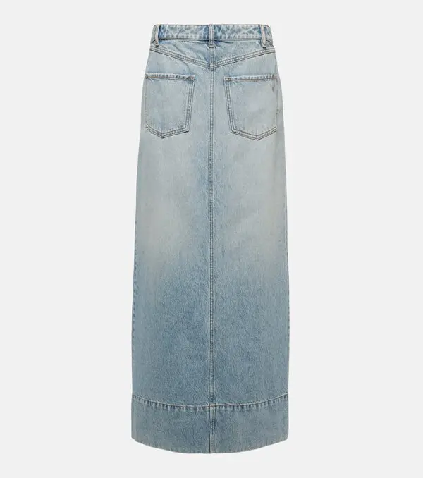 Sportmax Piave Denim Maxi Skirt