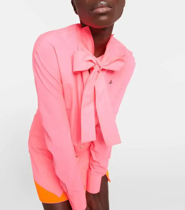 VIVIENNE WESTWOOD Tie-neck Crepe Blouse