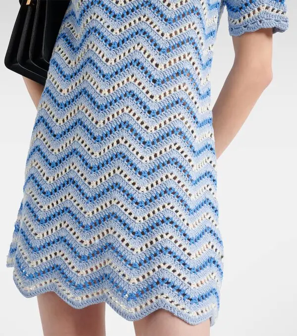 GANNI Crochet Mini Dress