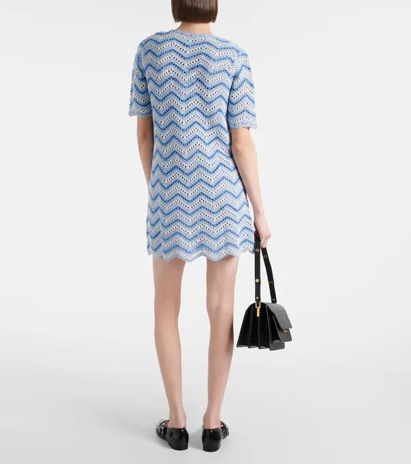 GANNI Crochet Mini Dress