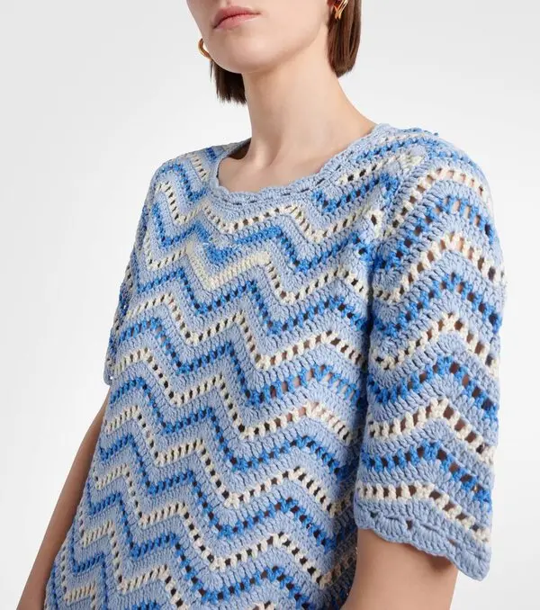 GANNI Crochet Mini Dress