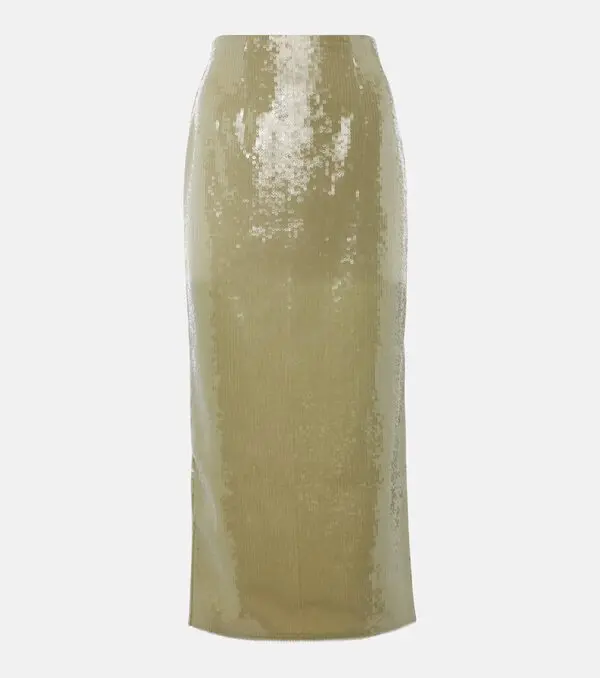 Roland Mouret Sequin Midi Skirt