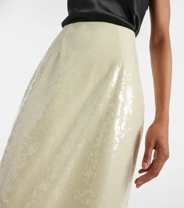 Roland Mouret Sequin Midi Skirt