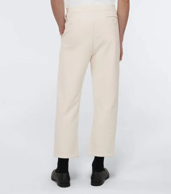 Prada Garment-dyed Cotton Sweatpants