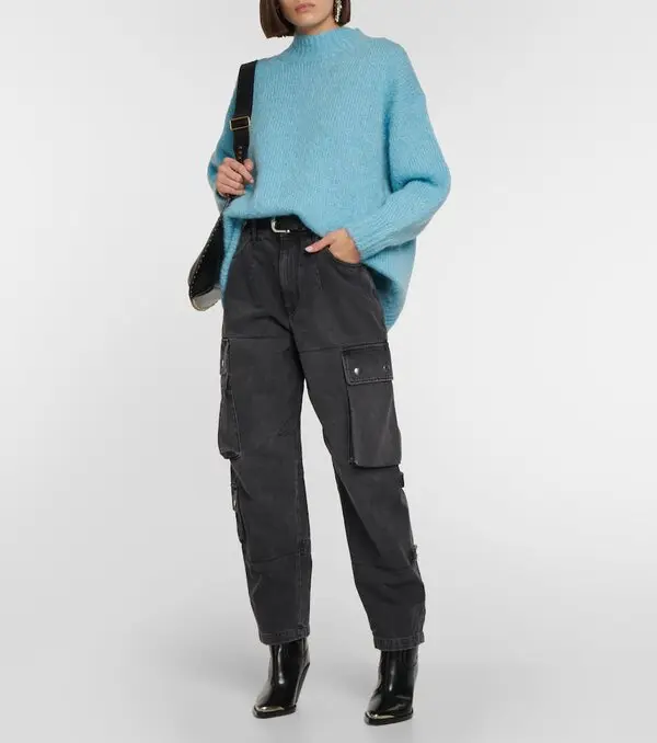 Isabel Marant Étoile Idol Mohair-blend Mockneck Sweater