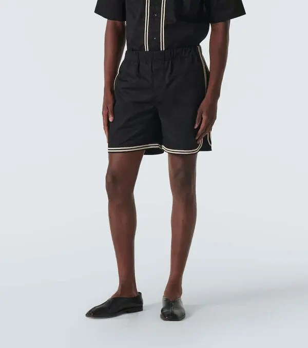 Commas Cotton Shorts