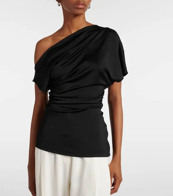 Tove Edel Draped Top - Black