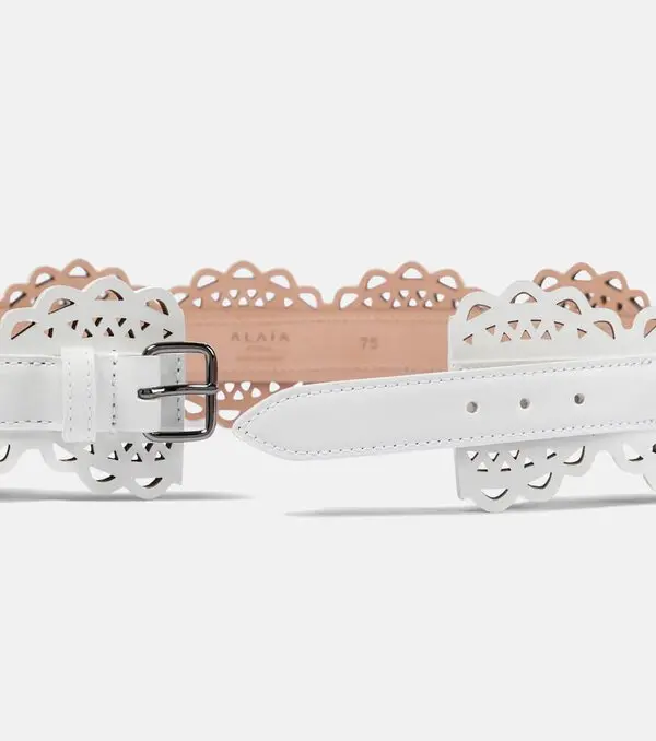 Alaïa Laser-cut Leather Belt