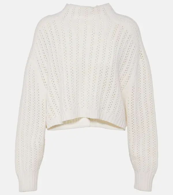 Max Mara Hodeida Wool And Cashmere Sweater - Beige