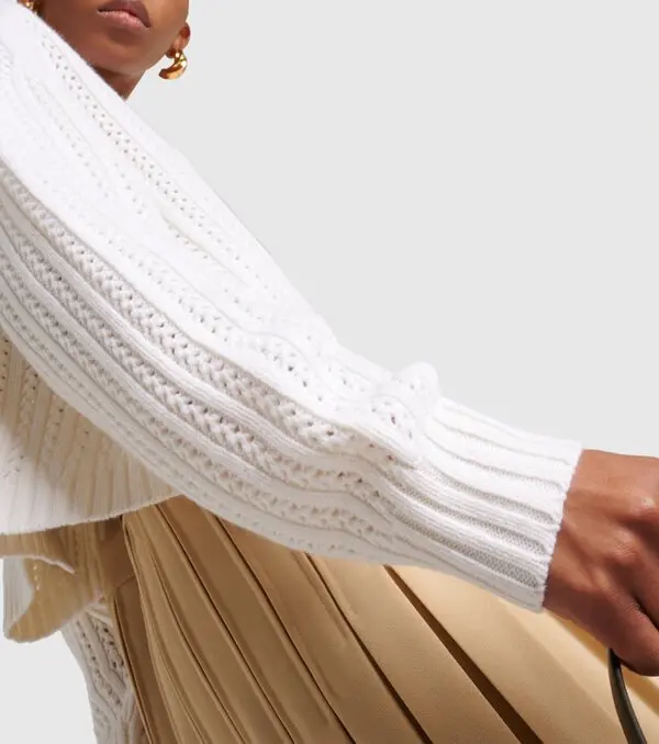 Max Mara Hodeida Wool And Cashmere Sweater - Beige