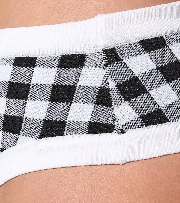 TROPIC OF C La Plage Gingham Bikini Bottom