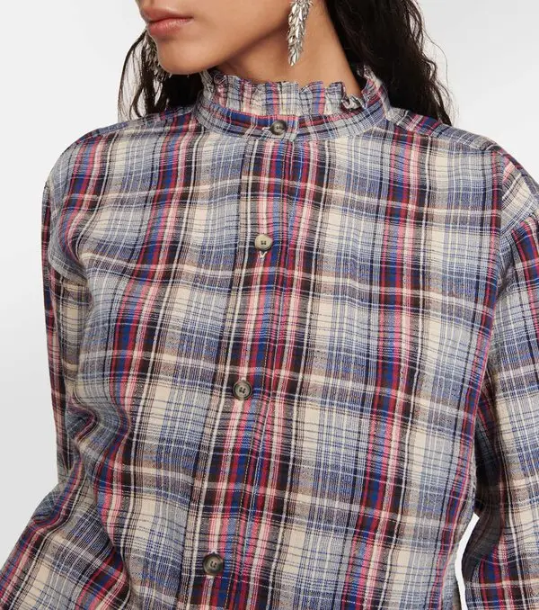 MARANT ETOILE Saoli Checked Shirt