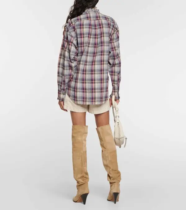 MARANT ETOILE Saoli Checked Shirt