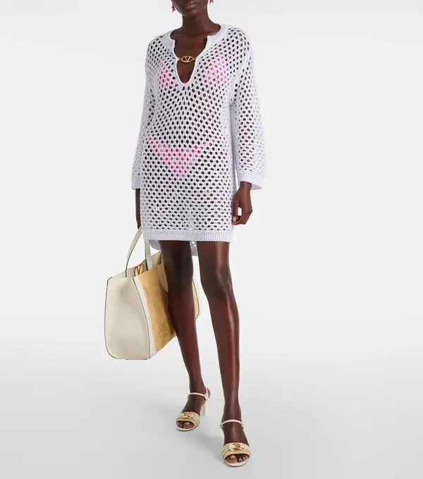 Valentino Garavani Fishnet Beach Dress