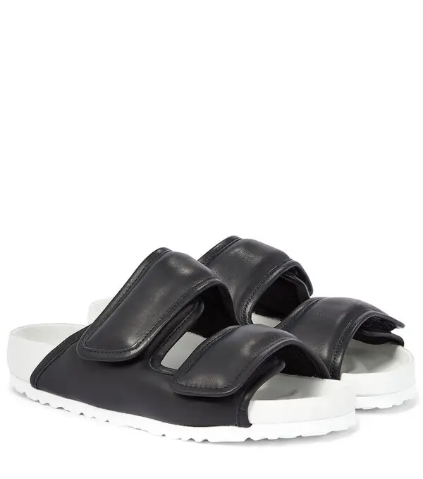 BIRKENSTOCK X Csm Cosy Leather Sandals - Black