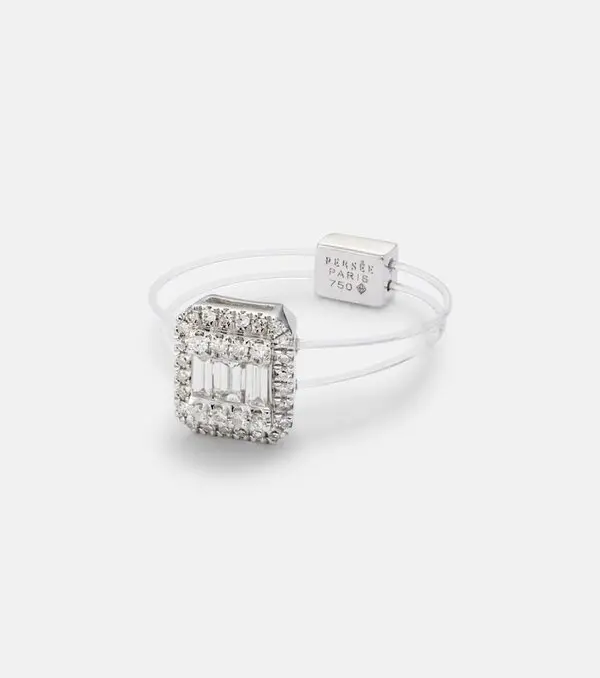 PERSEE Persée Floating Diamond Ring - Silver