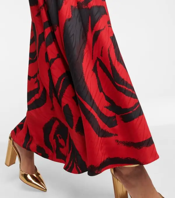 Diane Von Furstenberg Walker Floral Maxi Dress