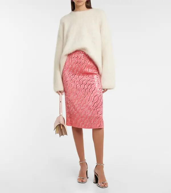 Marni Sequined Midi Skirt