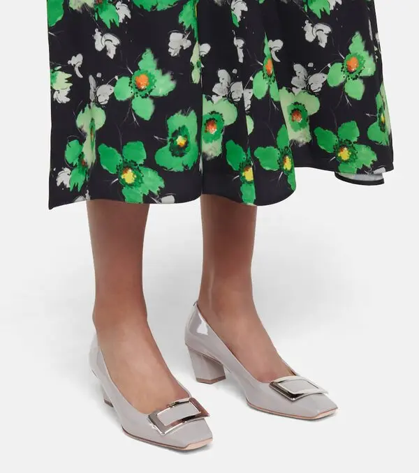 ROGER VIVIER Belle Vivier 45 Pumps - Grey
