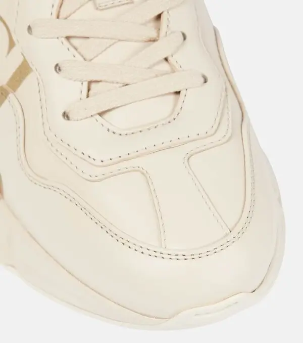Gucci Rhyton Leather Sneakers