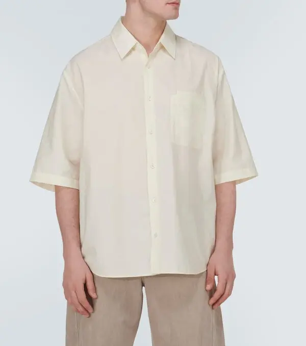 LEMAIRE Oversized Cotton-blend Shirt