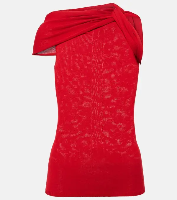 Rick Owens Knitted One-shoulder Top