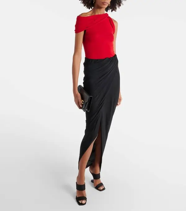 Rick Owens Knitted One-shoulder Top